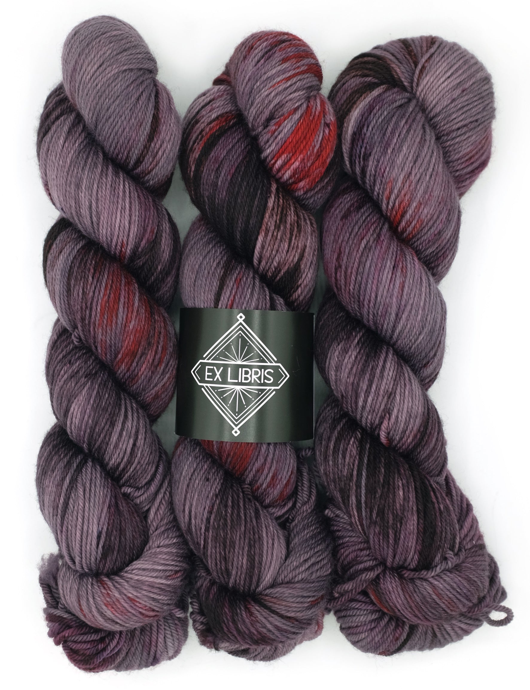 Drawing Blood -- Carson Sock Base (75/25 DK) – Ex Libris Fibers